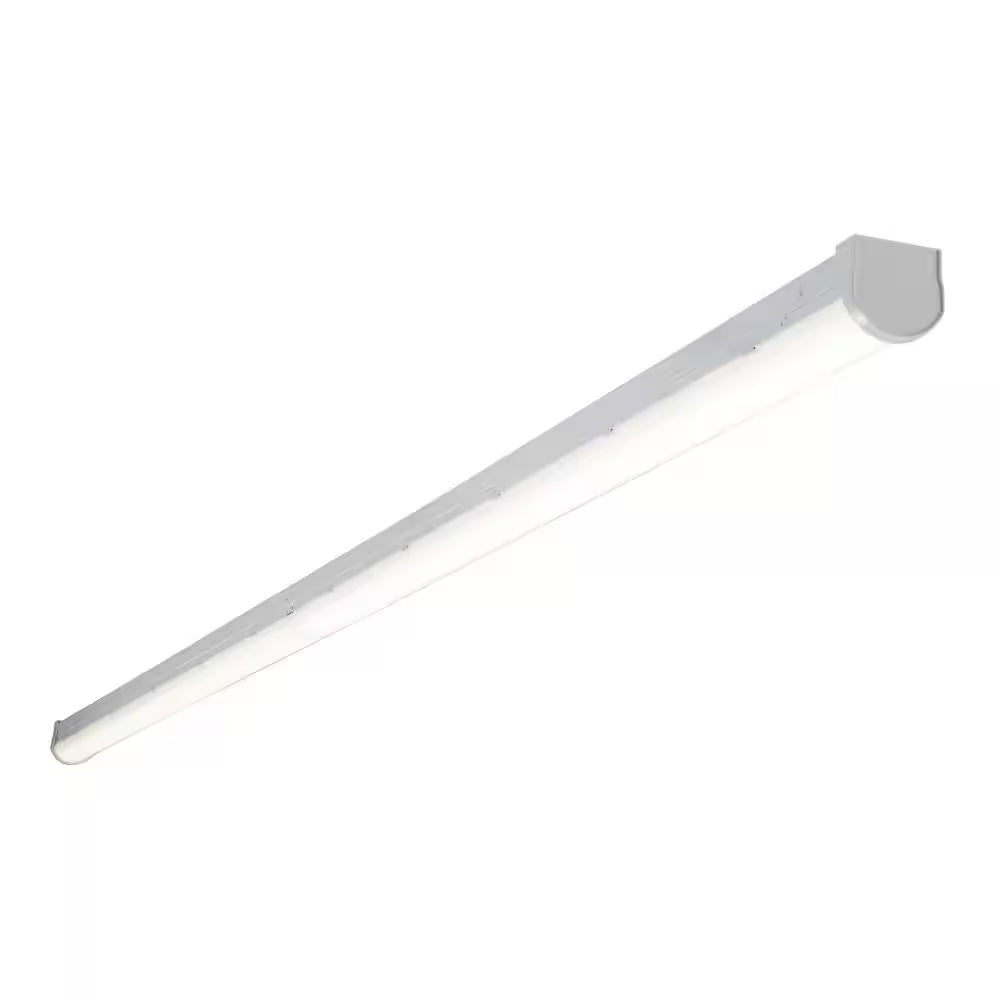 8 Ft. Linear White Integrated LED Strip Light with 9500 Lumens, 4000K ...